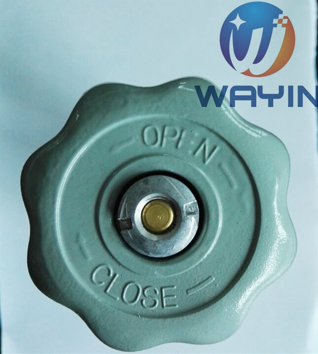 Grey hand wheel of Steel Tank